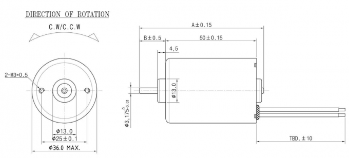 3650 High Speed Bldc Motor Micro Dc Motor Equip With Planetary Gearbox ...
