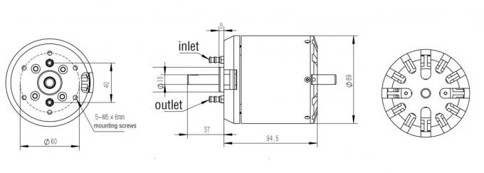 9000W 12HP Waterproof Sensored Brushless Motor Outrunner With Water ...