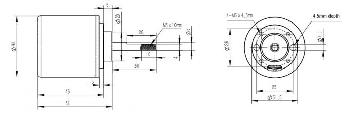 2kg Thrust Brushless Motor 4245 100W 200W Seawater Resistant Motor For ...