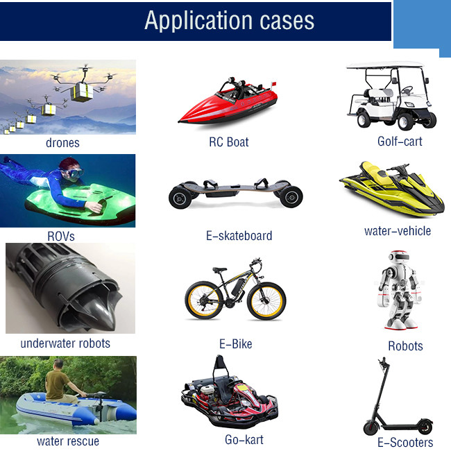 ROV Underwater Thruster Motor , Surfing Waterproof Brushless Motor
